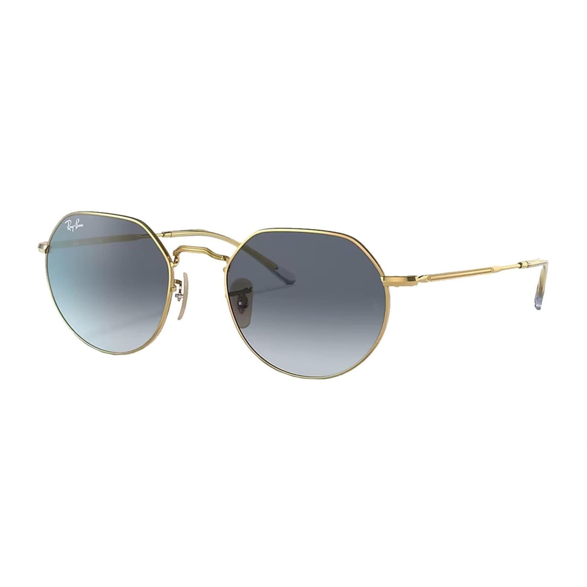 Ray Ban Jack Geometrik Gold Unisex Güneş Gözlüğü | Brandeyes